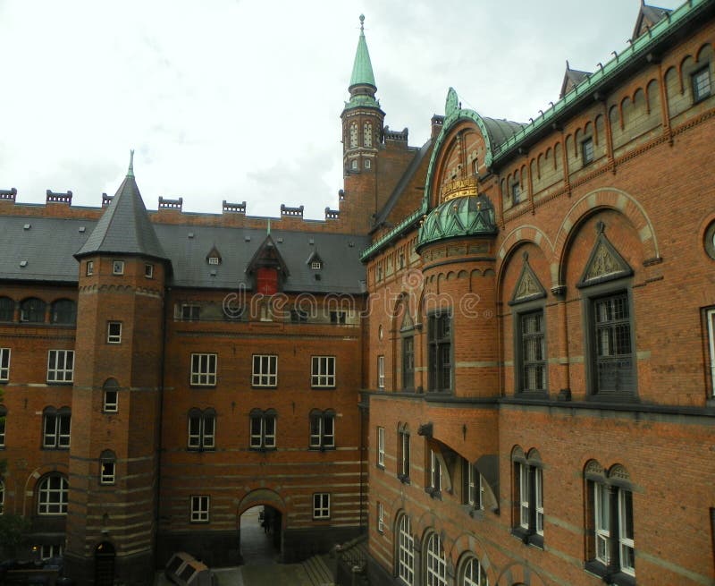Denmark, Copenhagen, City Hall Square, Copenhagen City Hall, View from ...