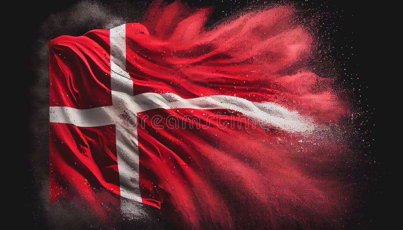 Denmark Danish Flag stock illustration. Illustration of sweden - 272401201