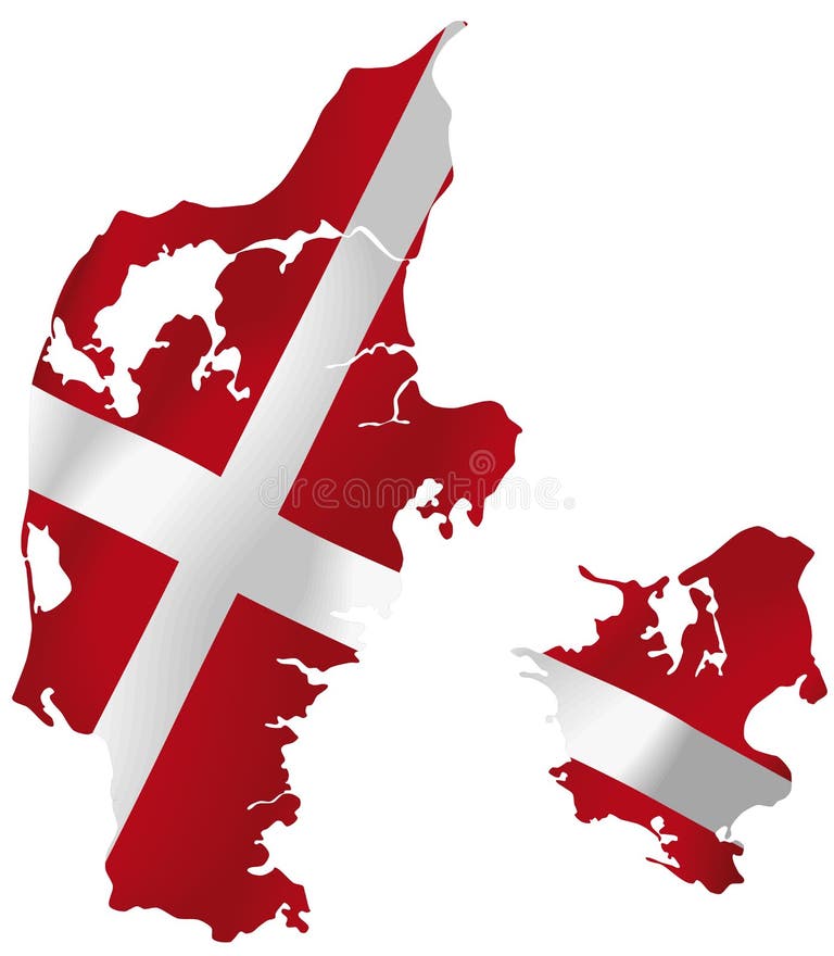 Denmark Flag Map Stock Illustrations – 5,293 Denmark Flag Map Stock ...