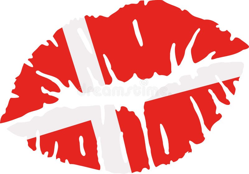 Denmark flag stock vector. Illustration of identity, danmark - 98583158