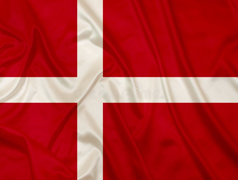 Denmark Silk flag stock photo. Image of backdrop, patriotic - 200107388