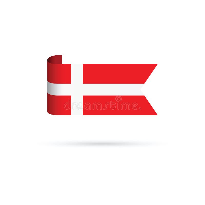 Denmark flag stock vector. Illustration of popular, symbol - 89999610