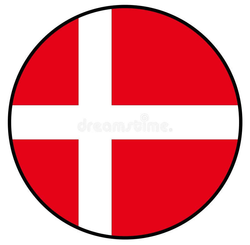 Denmark flag stock vector. Illustration of flag, file - 90030396