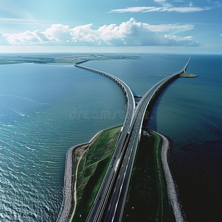 Denmark Great Belt Bridge, an Engineering Feat Spanning the Great Belt ...