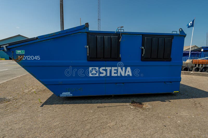 Denmark, Grenaa, 15 July 2021: Here is One of StenaÂ´s Containers, Deep ...