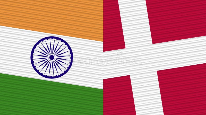 Denmark and India stock illustration. Illustration of conflict - 102454871