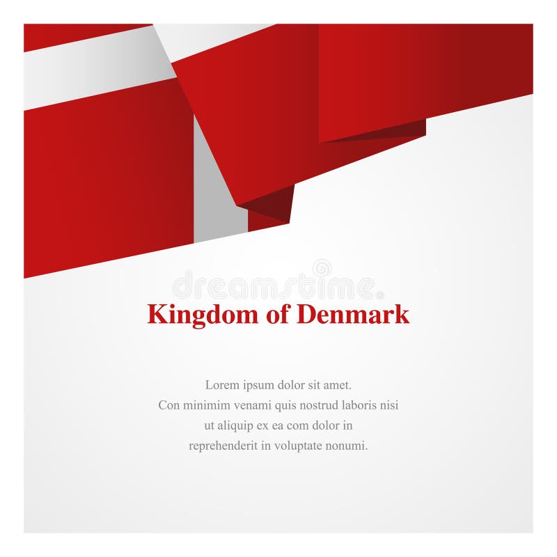 Denmark insignia template stock vector. Illustration of artistic ...