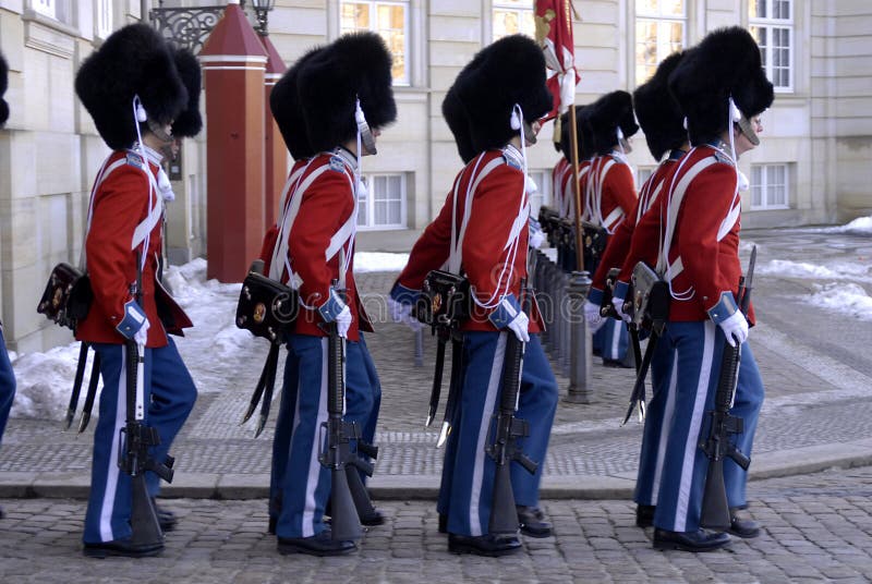 DENMARK_LIFE ROYAL GUARDS editorial stock photo. Image of guards - 17766813
