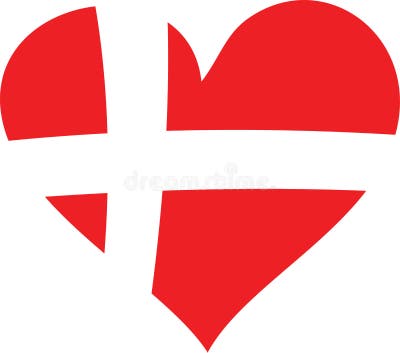Denmark Love stock illustration. Illustration of heart - 6083750