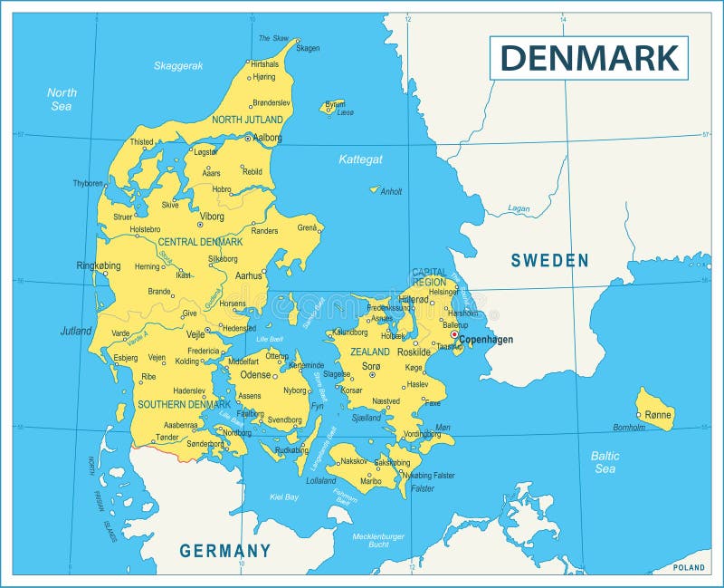 denmark location map