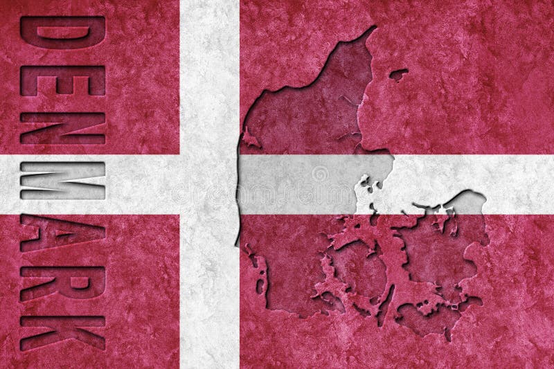 Denmark Metallic Flag, Textured Flag Stock Photo - Image of banner ...