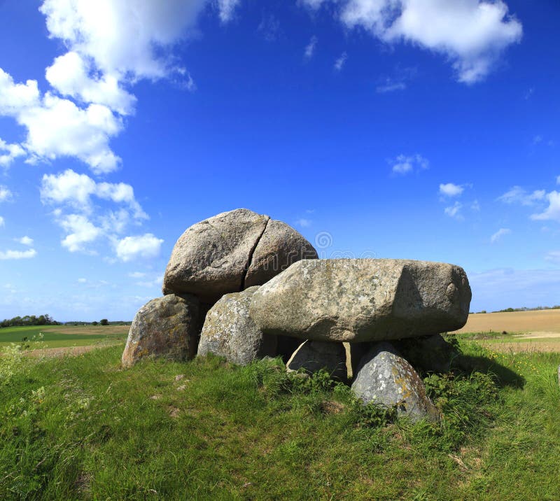 Denmark,Mon Island, a Dolmen. Stock Photo - Image of dolmen, country ...