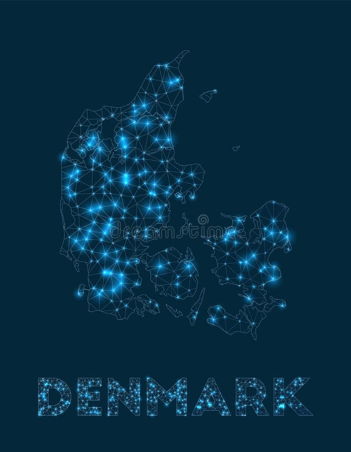 Denmark network map. stock vector. Illustration of graphic - 178525175 Denmark network map. stock vector. Illustration of graphic - 178525175