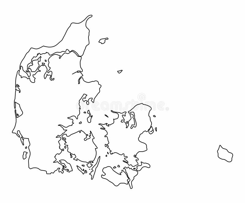 Denmark Map Black Stock Illustrations – 1,439 Denmark Map Black Stock ...