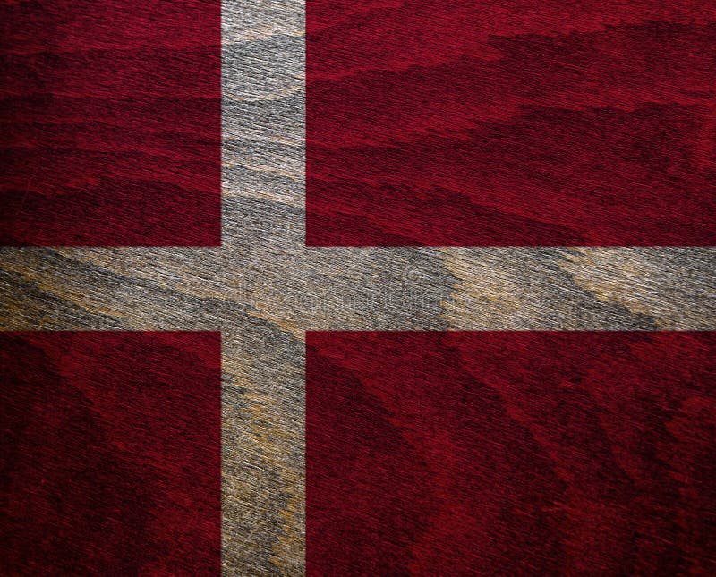 Denmark Wood Textured Flag stock photo. Image of organic - 82827538
