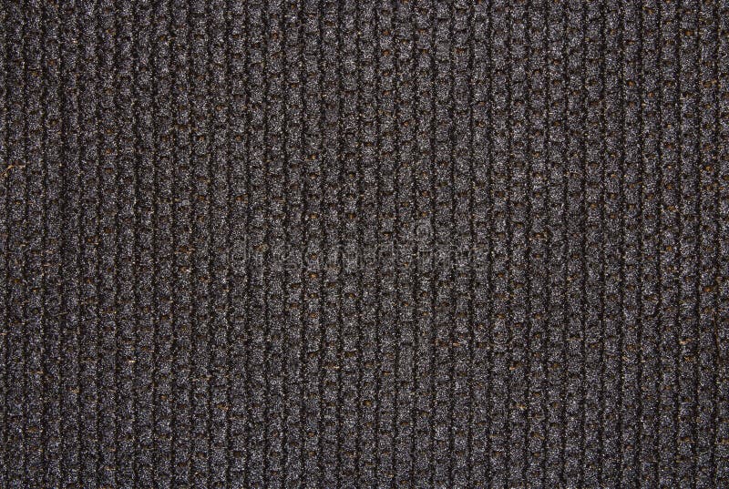 Dense Black Braided Fabric Texture. Stock Image - Image of fabric ...