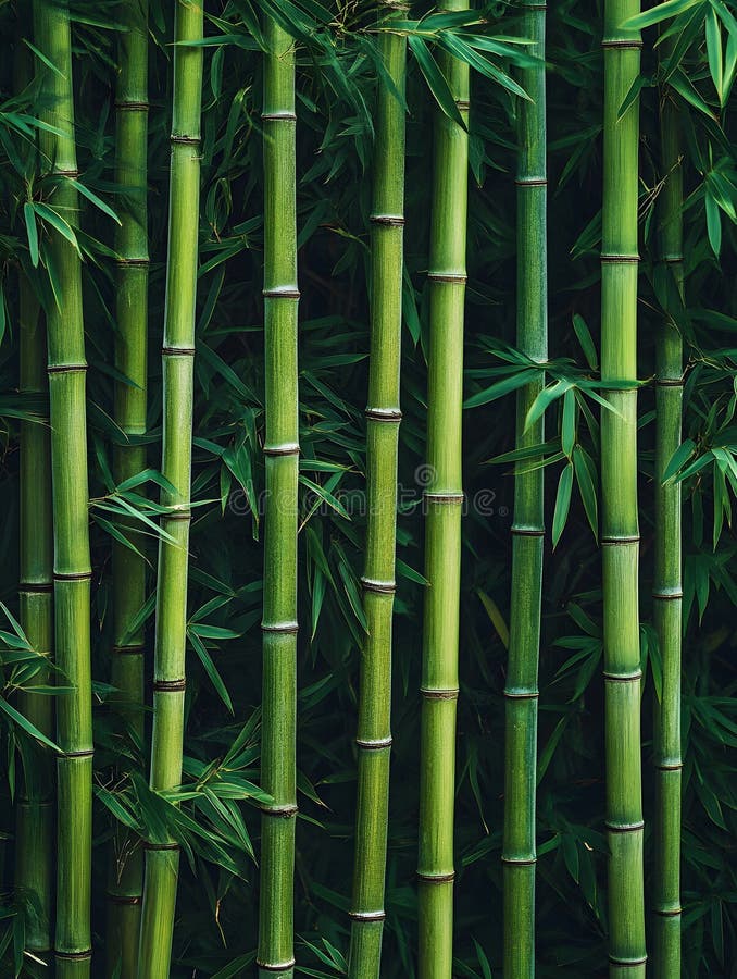 Dense Cluster of Bamboo Stalks Stock Image - Image of culture, creating ...