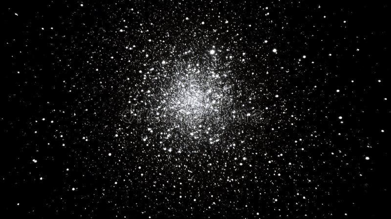 A Dense Cluster of Stars Appears Against a Dark Background, Resembling ...