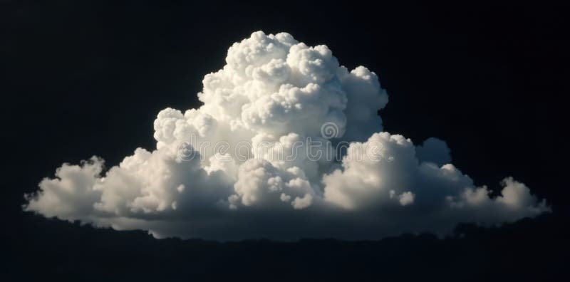 Dense Cumulus Cloud Against a Stark Black Backdrop , Design, Black, Hd ...
