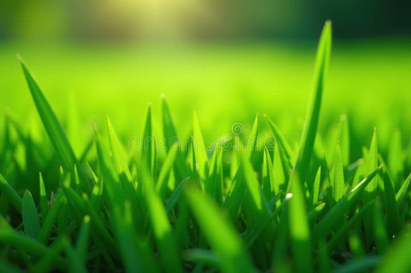 Dense Emerald Blades, Sunlit, Realistic Spring Grass , Backdrop, Design ...