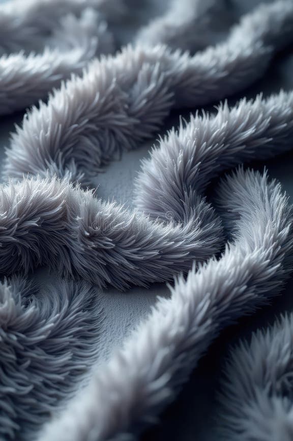 Dense Faux Fur, Subtle Wave Pattern, Elegant Drape, Texture, Pile Stock ...