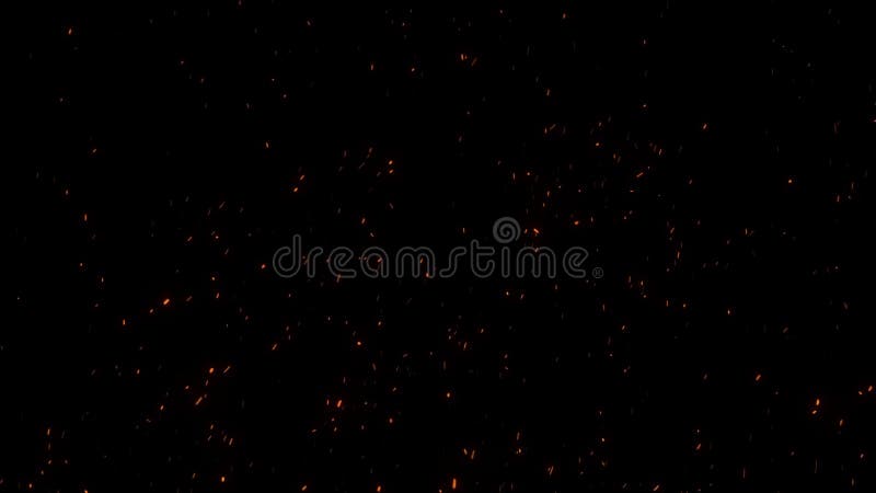 Dense Fire Ember. Ember Particles Stock Footage - Video of glittering ...