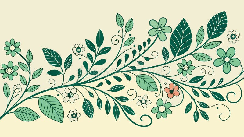 Dense Green Foliage Border, Lush Natural Frame, Organic Design Element ...