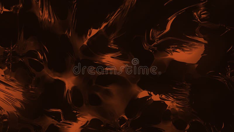 Dense Liquid Moving with Metallic Reflection. Motion Stock Image ...