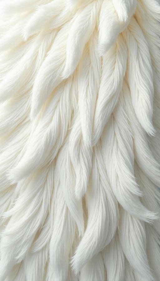 Dense, Luxurious White Synthetic Fur Backdrop , Snow, Wallpaper, Design ...