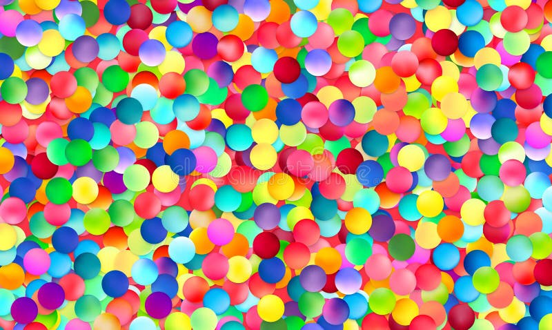 Dense Multicolor Bubble Mosaic Stock Vector - Illustration of texture ...