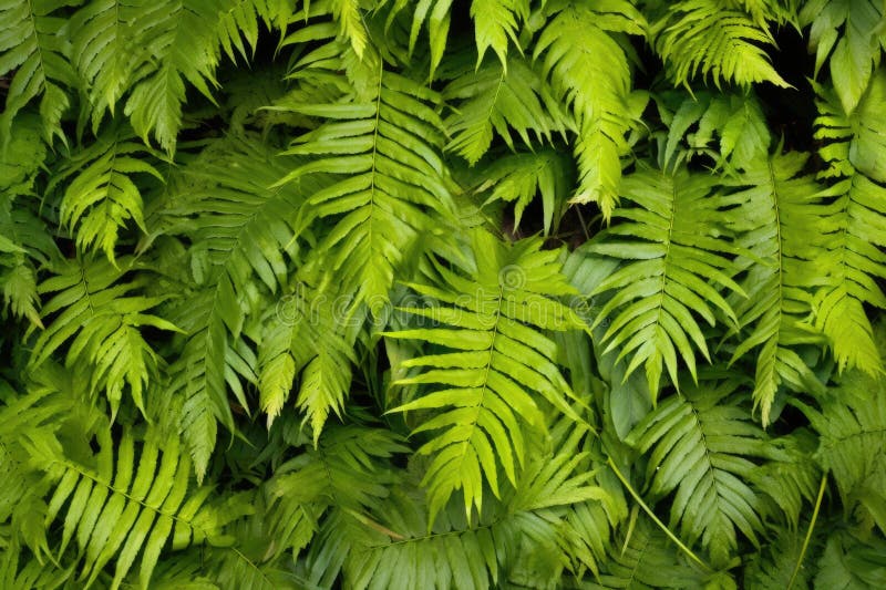 Dense, Overlapping Fern Fronds Stock Image - Image of botanical, dense ...