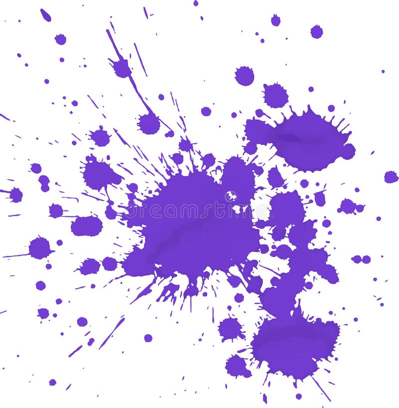 Dense Purple Splash with High Contrast Spots. Stock Image - Image of ...