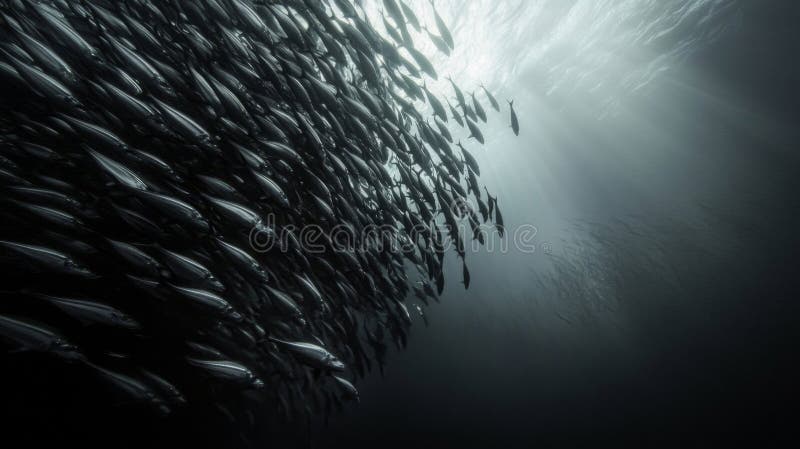 Dark and Dramatic High School Basketball Court, Basketball Hoop, Blue ...