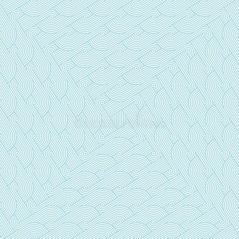 Dense Seamless Pattern with Repeating Co-directional Rows of Concentric ...
