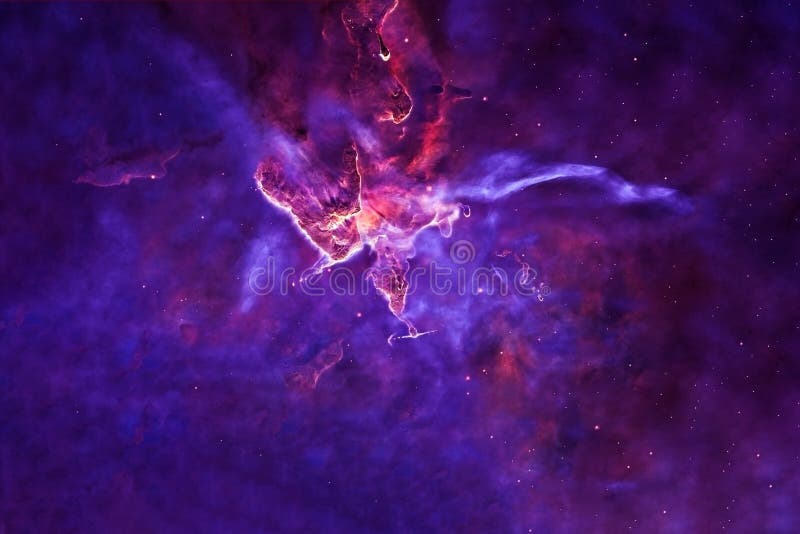 Dense Space Nebula with Stars. Elements of this Image Were Furnished by ...