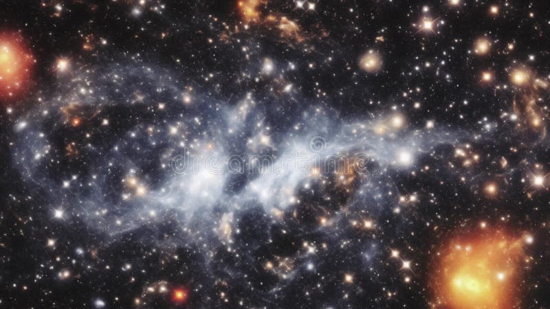 Dense Space with Stars and Space Dust. Stock Footage - Video of alien ...