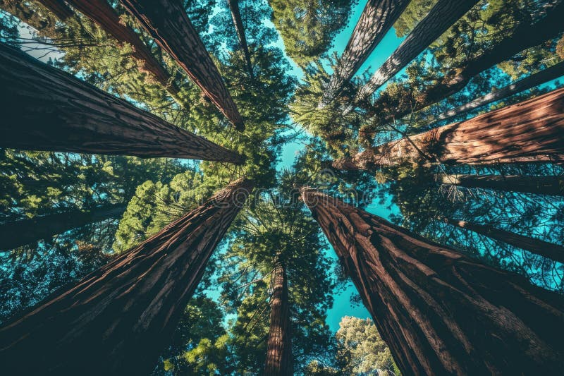 A Dense Stand of Trees in a Forest, Offering Shade and Shelter Stock ...