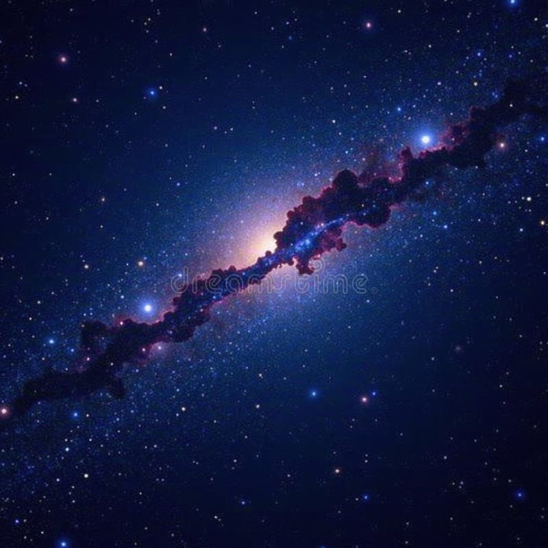 Dense Starfield Against a Deep Galaxy Background, Night Sky, Galaxies ...