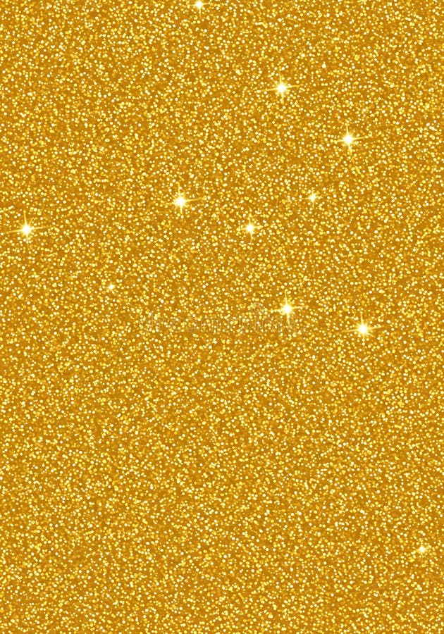 A Dense Texture of Golden Glitter Particles Covers the Surface ...