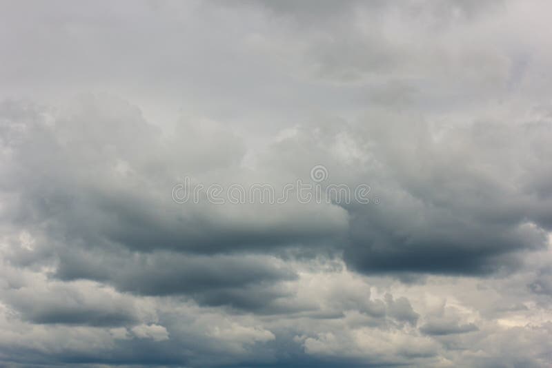 Dense Thunderclouds Texture. Dramatic Sky with Storm Clouds before ...
