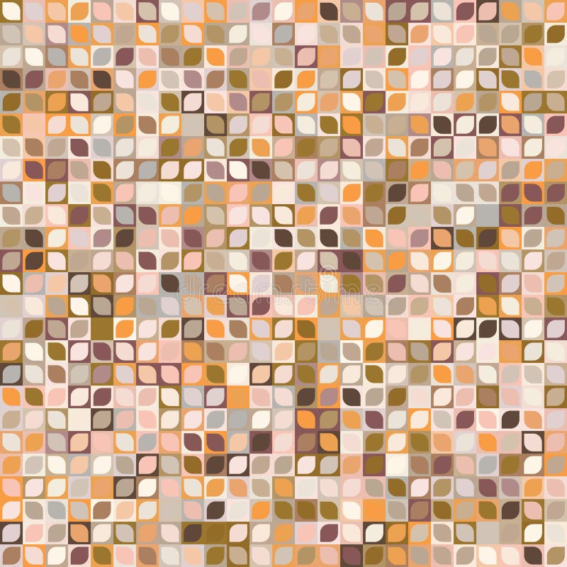 Dense Tiny Spring Leaf Mini Grid Mosaic. Texture Collage Background ...