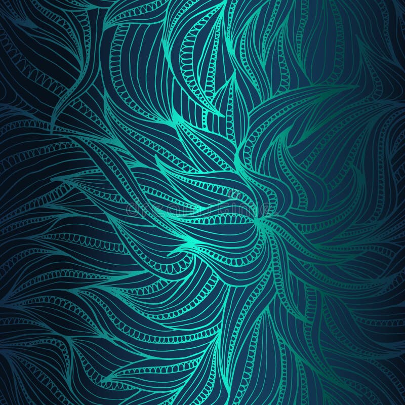 Dense vegetation pattern stock vector. Illustration of leaves - 54889519