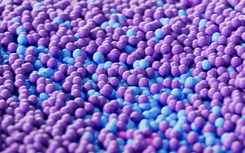 Density Balls, Abstract Geometric Background, 3d Rendering Stock ...