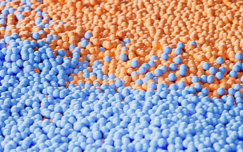 Density Balls, Abstract Geometric Background, 3d Rendering Stock ...