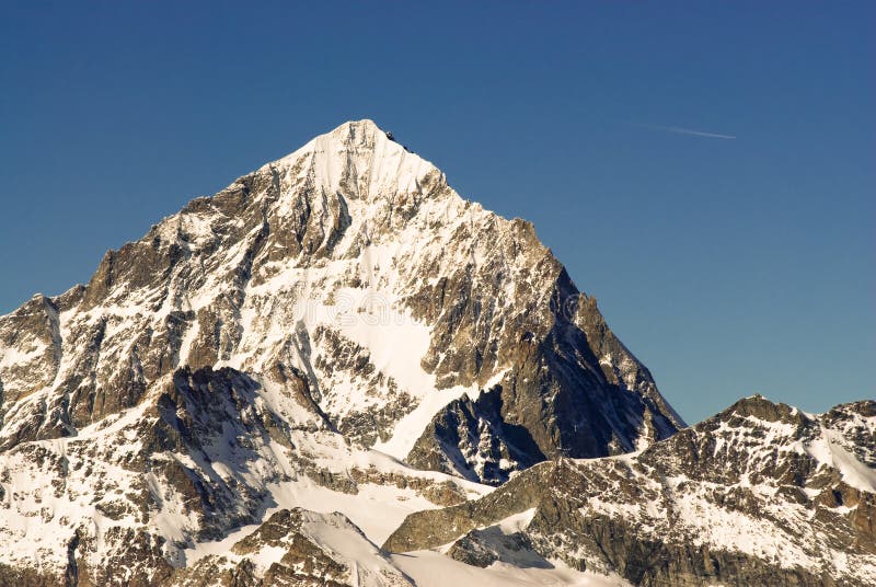 Dent Blanche stock image. Image of alps, landscape, white - 22780599