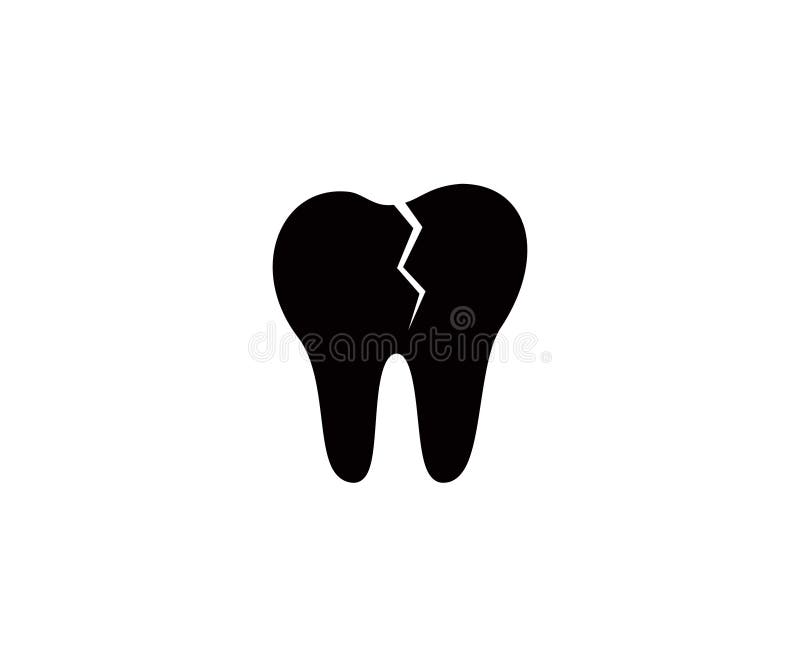 Dent Icon Vector Logo Template Stock Vector - Illustration of braces ...