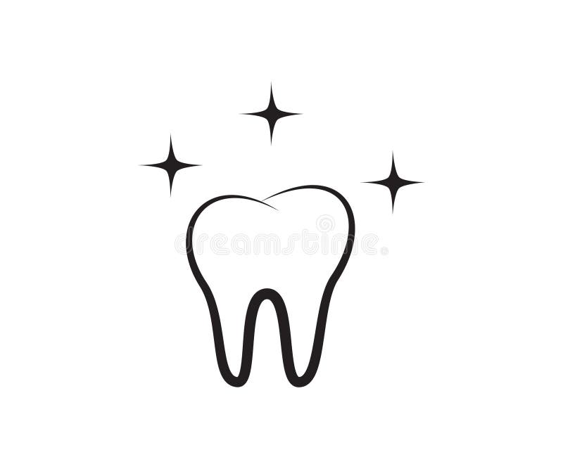 Dent Icon Vector Logo Template Stock Vector - Illustration of dentist ...