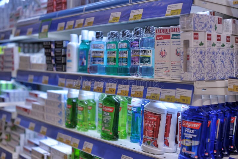Dental Care Display In A Large Store. Editorial Image - Image: 38795615