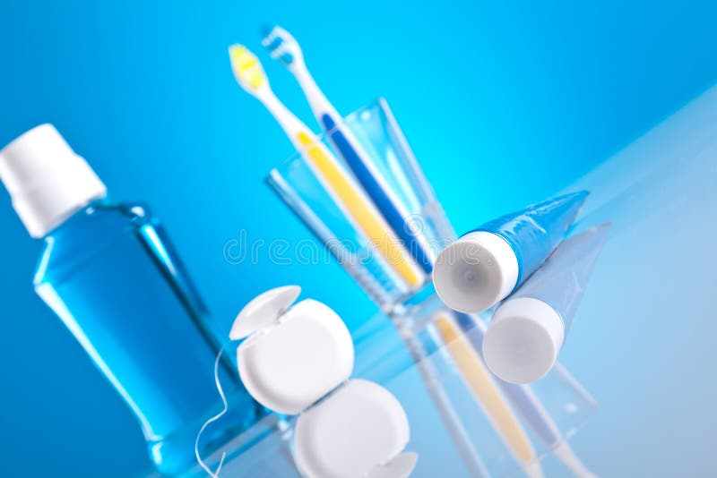 Dental care items stock image. Image of medical, care - 21795669