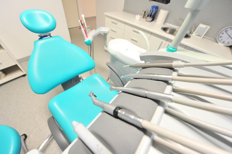 Dental Care Tools - Modern Dentists Office Stock Photo - Image of clean ...